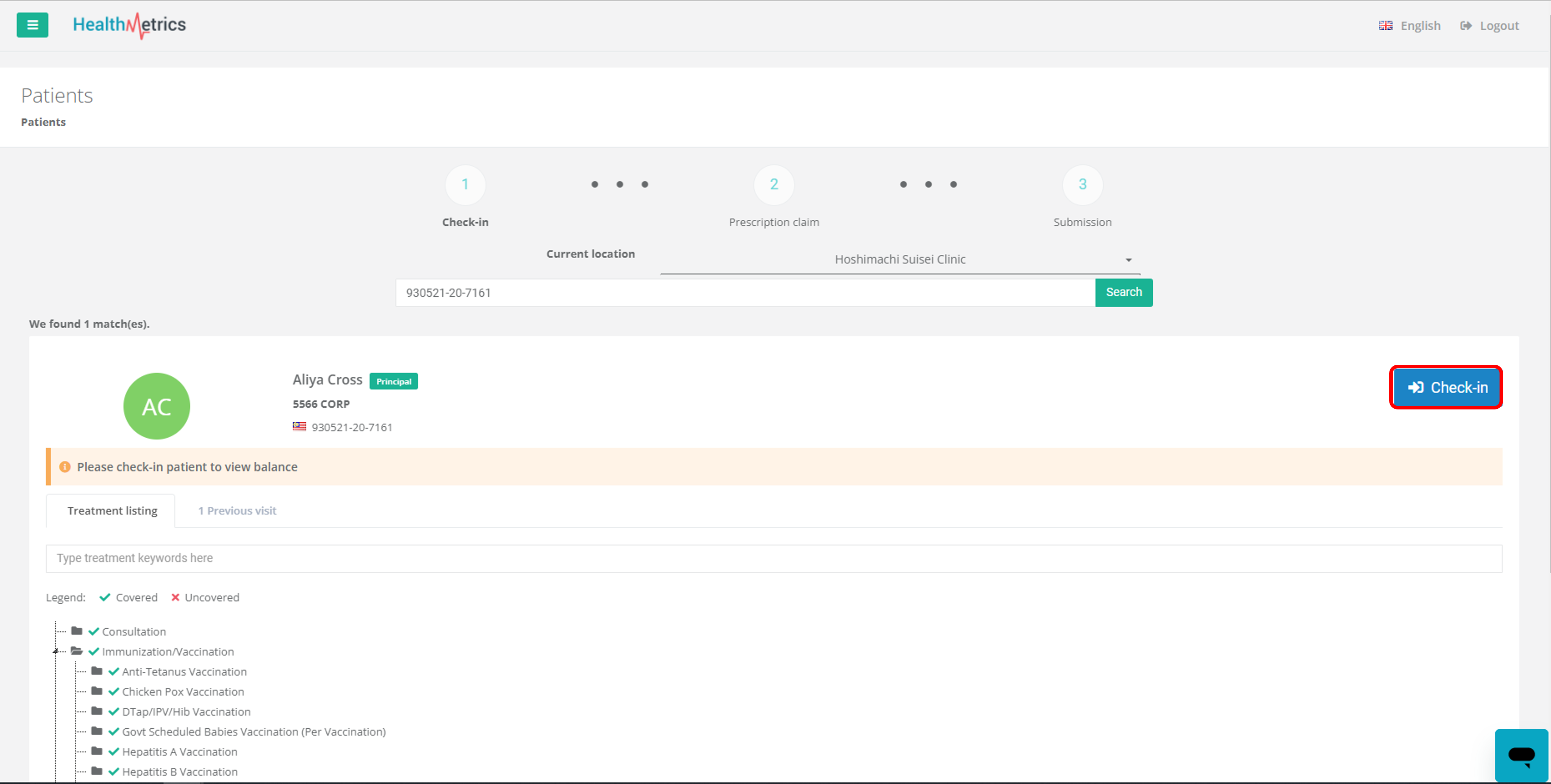 Check for patient's covered and uncovered treatments – HealthMetrics ... Check for patient's covered and uncovered treatments – HealthMetrics ...