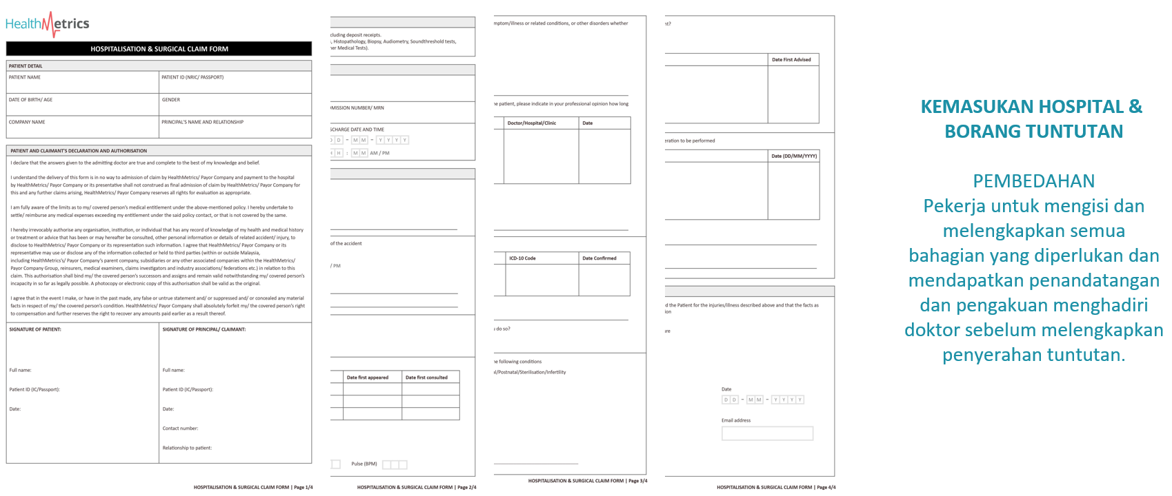 Mengemukakan Tuntutan Bayaran Balik (Faedah Pesakit Dalam ...